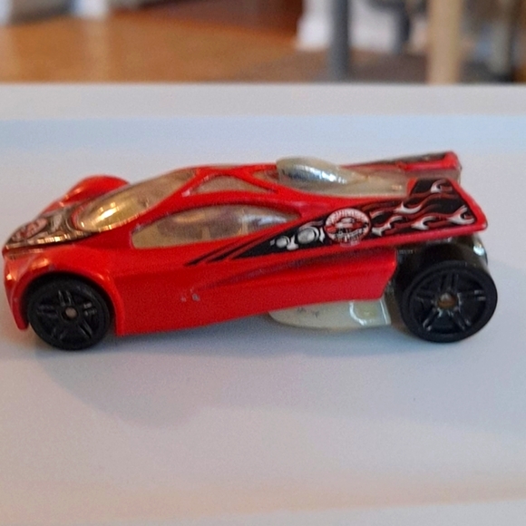 Hot Wheels | Toys | Hot Wheels Red And Black Sling Shot Toy Car | Poshmark